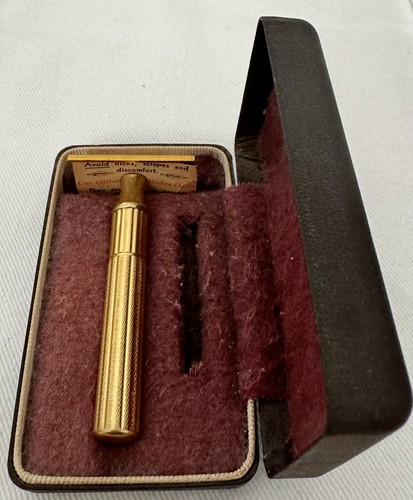 Vintage 1940's Gillette Fat Handle TECH DE Safety Razor Nice - Clean ...