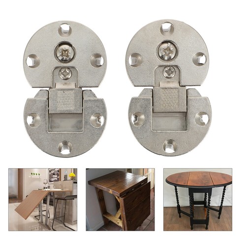 2 Pcs Folding Dining Table Hinges Concealed Hidden for Doors Cabinet | eBay