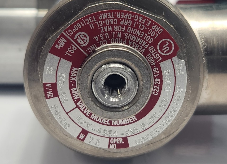 VERSA KXX-4334-KMLB-PC-XX-D024 DOUBLE SOLENOID VALVE | eBay