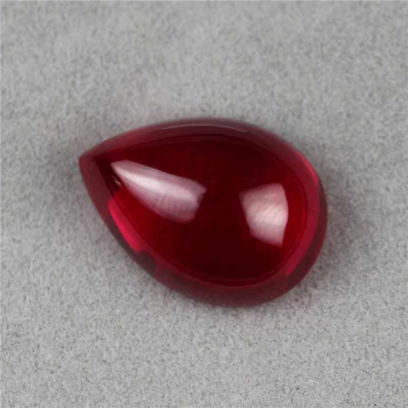 8x10mm Drop Crystal Carbuncle Gems Barklyite Ruby Stone Gemstone Gem ...