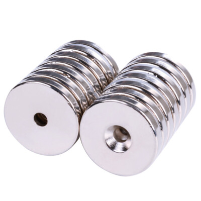 40mm x 5mm N50 Very Strong Disc Magnet Powerful Large Big Round With ...