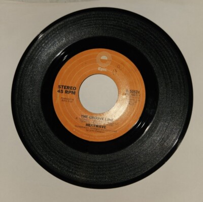 The Groove Line Heatwave 1976 -Epic Records 45RPM Hit Song | eBay