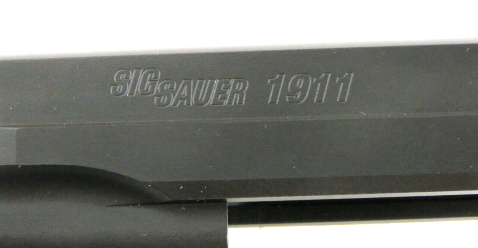 Factory New 1911 .45 ACP Black Stainless Government 5" Slide Novak ...