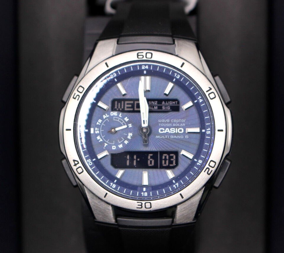 CASIO WAVE CEPTOR WVA-M650-2AJF Tough Solar Men's Watch Atomic Radio ...