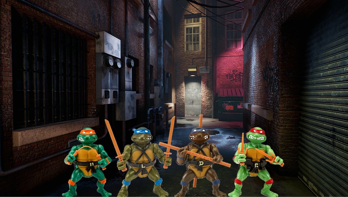 Retro Ninja Turtles Wallpaper