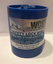 Aircraft Safety Lock Wire MS20995C20 1 LB. spool .020” Diameter T302 ...
