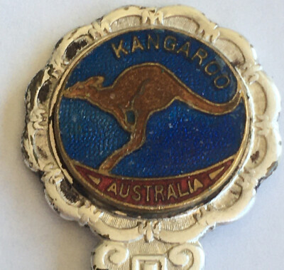 Vintage Souvenir Spoon Collectible Kangaroo Australia | eBay