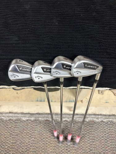 Callaway Apex Ai 200 Iron Set (4 Clubs)AW,PW,9,8 Elevate MPH 95 Regular RT EUC | eBay