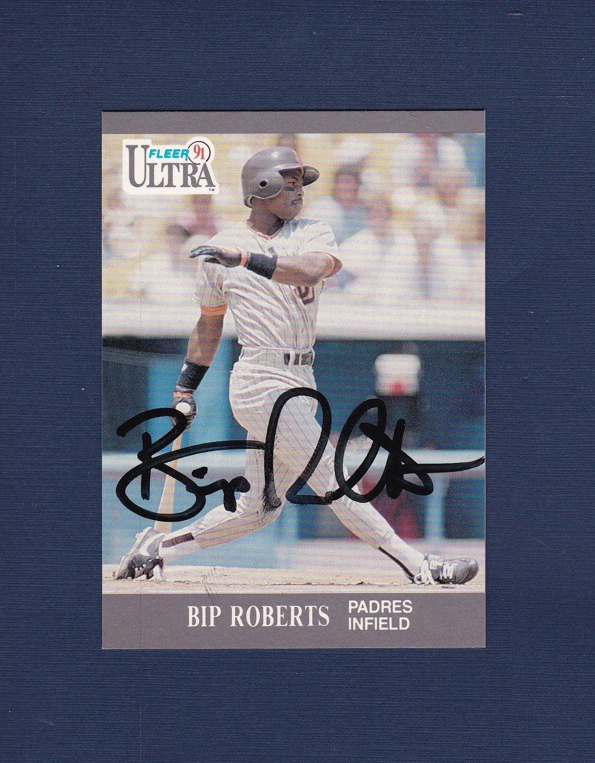 Bip Roberts signed San Diego Padres 1991 Fleer Ultra baseball card | eBay