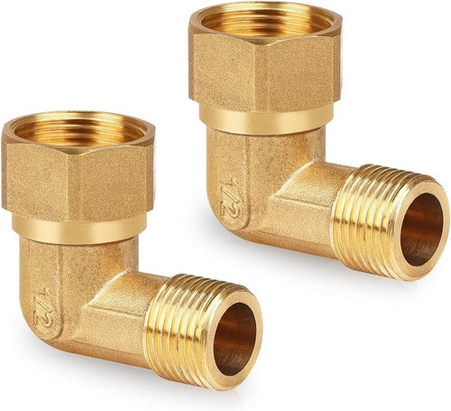 Old Clawfoot Bath Tub Mount Faucet Brass Installation Kit Elbows ...