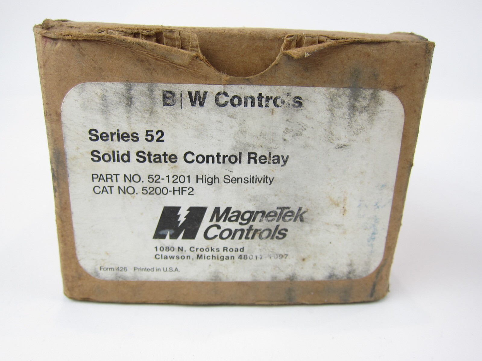NEW B/W Magnetek Controls 5200-HF2 Solid State Relay Control 52-1201 | eBay