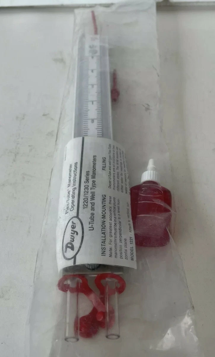 Plastic Tube Manometer