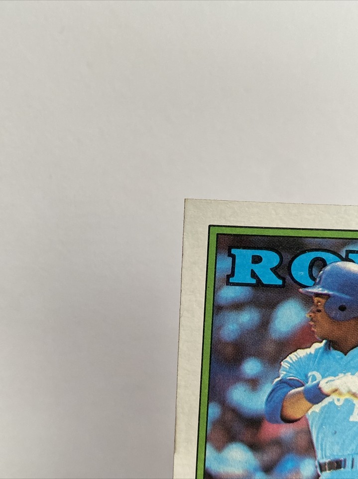 (RARE) 1988 Topps #750 Bo Jackson Error Card Front Misprint. Low Grade ...