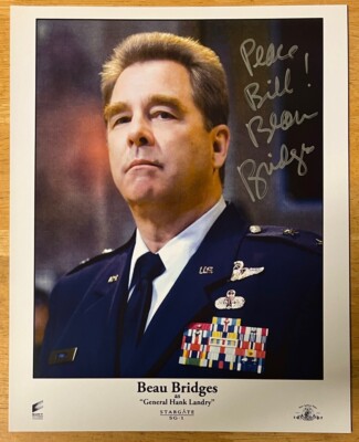 Autograph Beau Bridges Photo Stargate SG-1 General Hank Landry | eBay