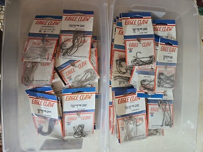 Eagle Claw Hooks Variety 80 PACKS | eBay