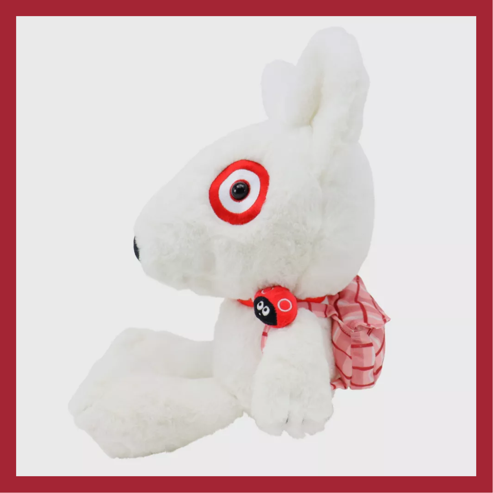 Target 10in Bullseye Stuffed Plush Dog with Backpack (Target Exclusive ...