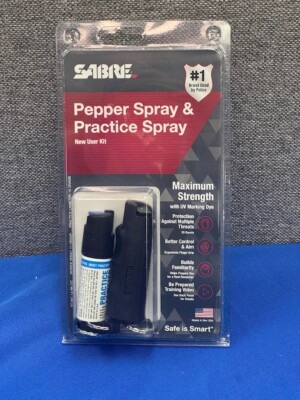 Sabre Pepper Spray and Practice Spray Maximum Strength for New Users | eBay