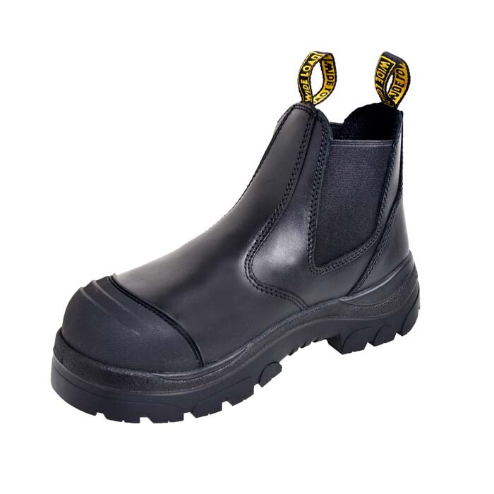 Wide Load 490BPO Black, Extra Wide 6E Fitting Elastic Sided Steel Toe ...