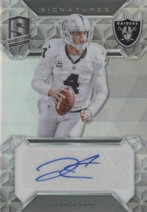 2016 Panini Spectra - Signatures Derek Carr #S-DCR /49 (AU) for sale ...