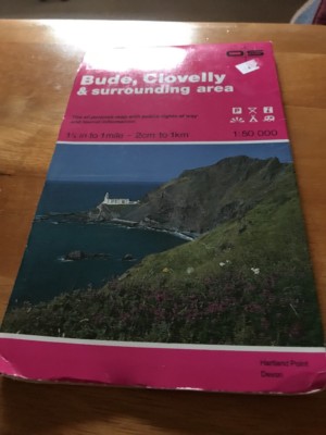 OS Ordnance Survey Landranger Map Sheet 190 Bude, Clovelly ...