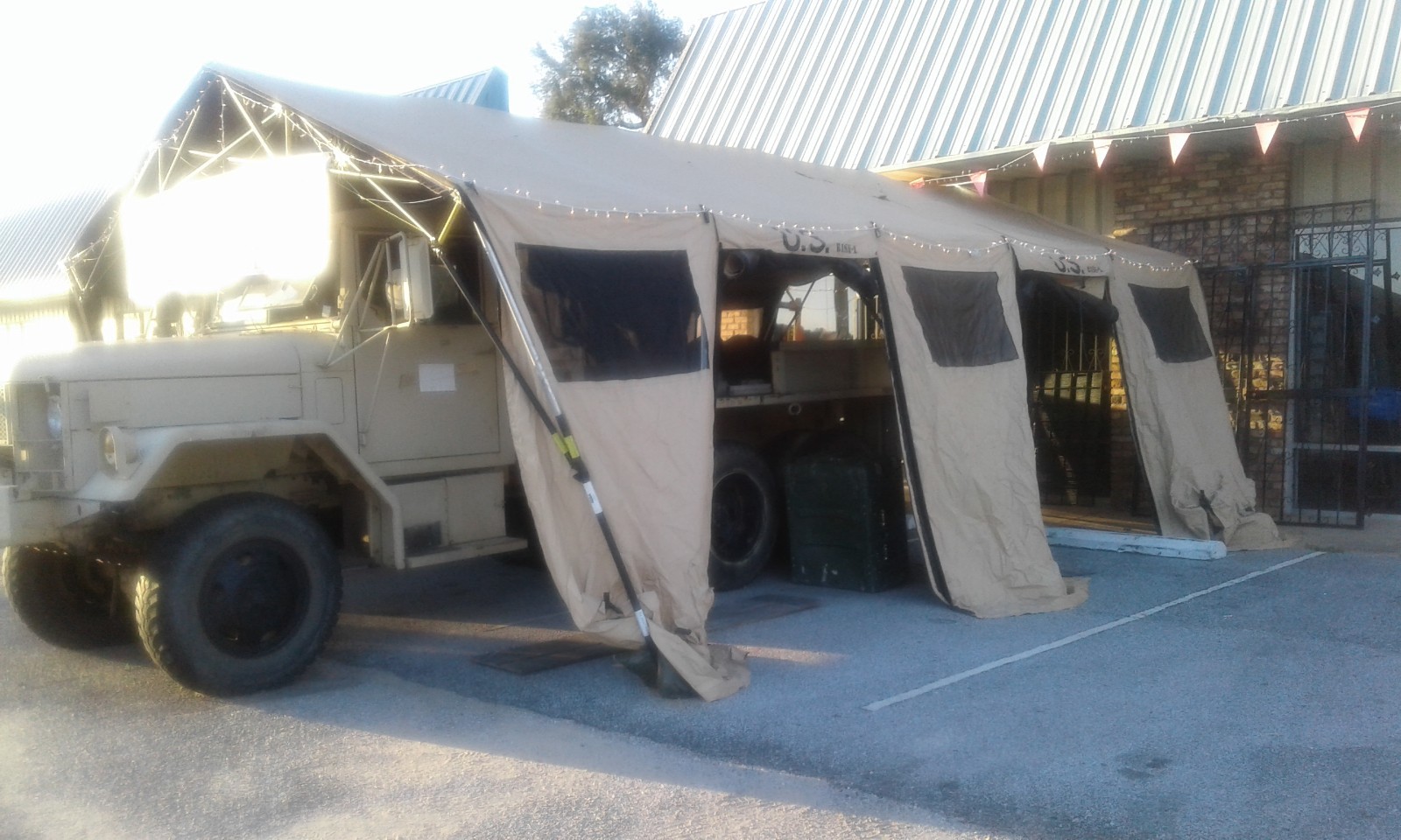U.S. Military Army Tent-Base X 305 Shelter System 18X25' Tan HDT Global ...