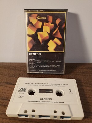 Genesis by Genesis (UK) (Cassette, 1983, Atlantic (Label)) 75678011641 ...