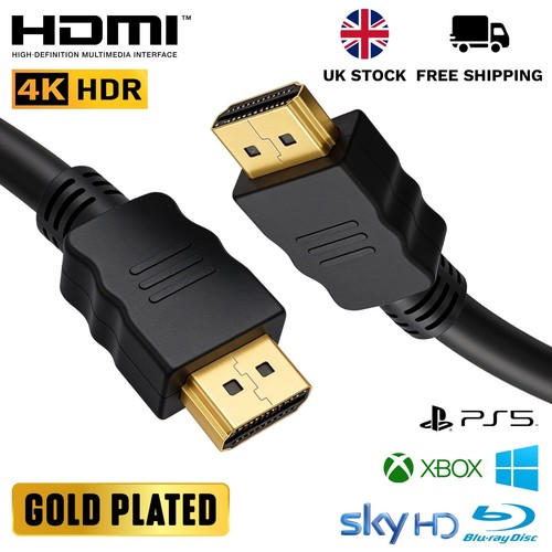 HEAVY DUTY 4K HDMI 2.0 EXTRA LONG TV CABLE HIGH SPEED HDMI LEAD SMART ...