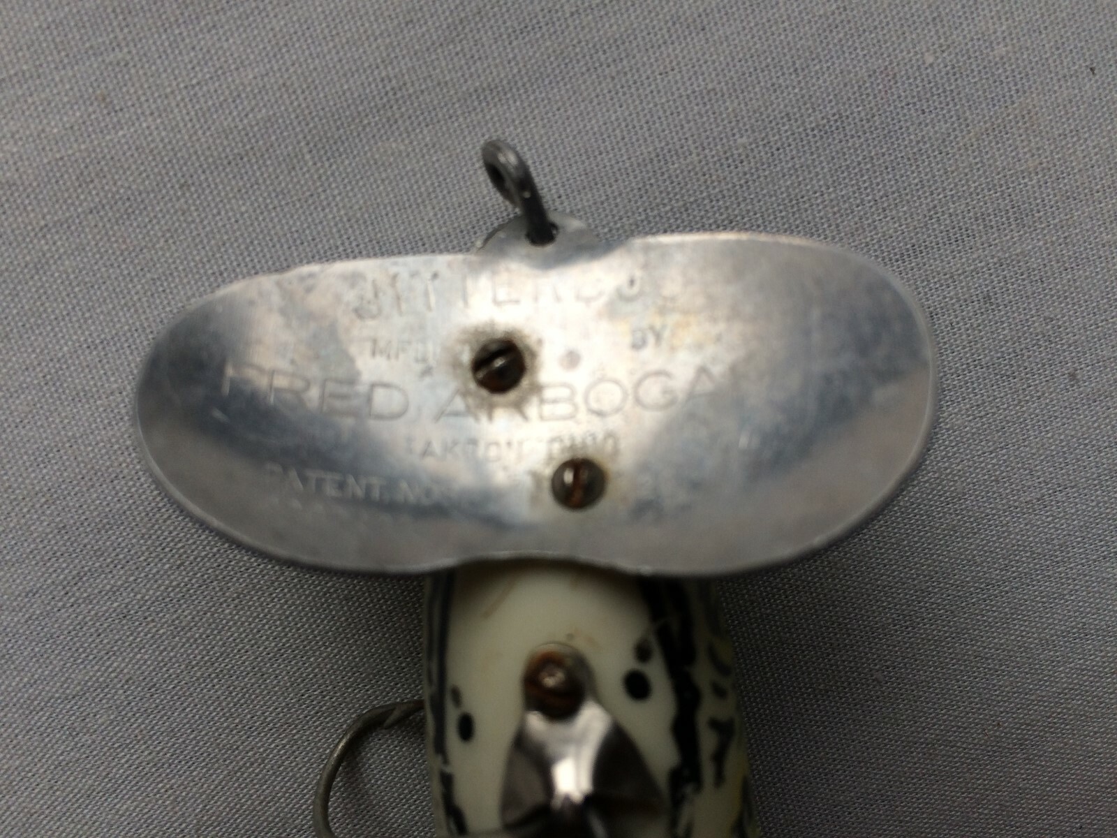 Pair of Antique Fishing Lures- Jitterbug by Fred Arborgast & Lure with ...