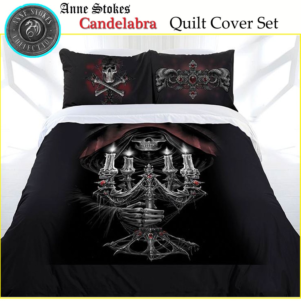 Anne Stokes Gothic Fantasy Quilt Doona Duvet Cover Set SINGLE DOUBLE ...
