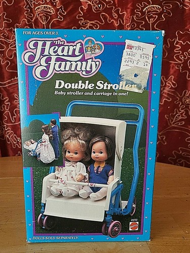Vintage Mattel Double Stroller / The Heart Family / # 2293 / NRFB ...