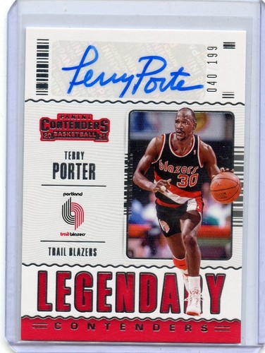 2020-21 Panini Contenders Legendary Contenders Autographs #34 Terry ...