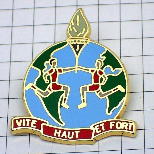Pin Badge Olympic Torch Runner Earth France Limited Pins Vintage F1 | eBay