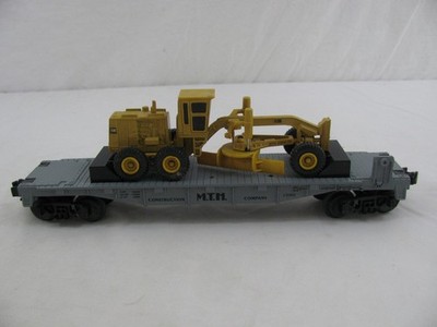 Railking O Gauge MTH Construction Company Flat Car w/ CAT Road Grader ...