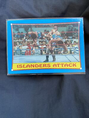 1987 Topps WWE WWF Wrestling #30 Islanders Attack 🔥 Tama Haku ...