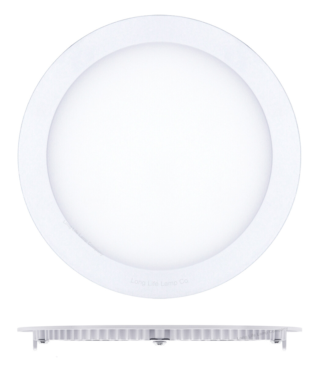 18W LED Round Recessed Ceiling Panel Down Light 6500K Cool White | eBay