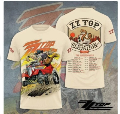 ZZ Top Tour 2025 Gift For Fans 3D T Shirt For Men CS426 | eBay