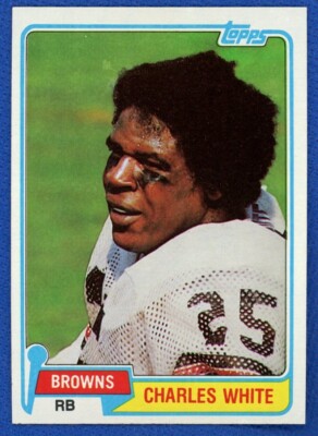 1981 Topps Football Set Break # 69 Charles White RC Browns Heisman ...