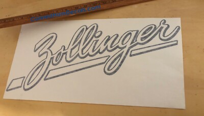 Zollinger Vintage Travel Trailer Reproduction Canned Ham Decal 17 ...