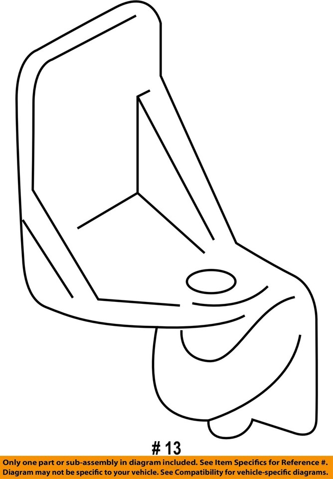 GM OEM 96-24 Express 1500 Back Door Lock Hardware-Lower Hinge 15994458 ...