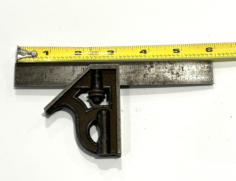 Starrett 6” Combination Square Vintage Woodworking Machinist Tools | eBay