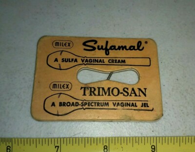 Vtg Vaginal Cream Sufamal Trimo-San Milex Scissors Sharpener Medical ...