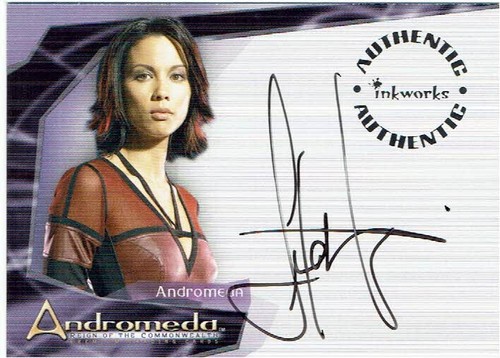 Andromeda Reign of the Commonwealth Autograph Auto Card A3 Lexa Doig as ...