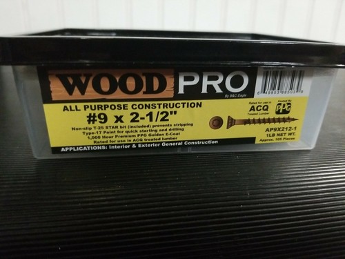 WoodPro Fasteners AP9X212-1 #9 by 2-1/2-Inch All Purpose Wood ...