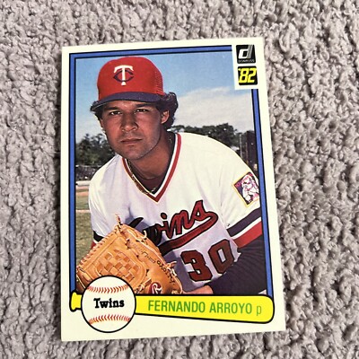 1982 Donruss 177 Fernando Arroyo Minnesota Twins Baseball | eBay