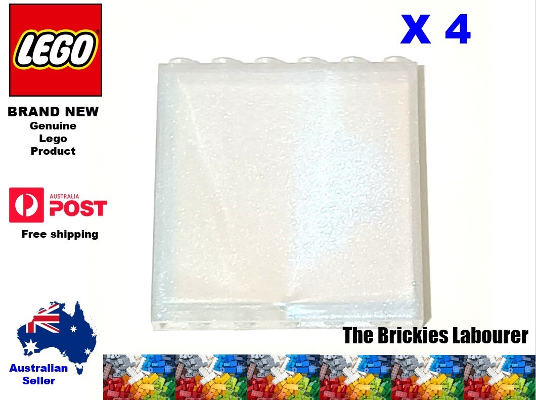 4 x Genuine LEGO Satin Trans-Clear Panel 1 x 6 x 5 NEW 59349 | eBay