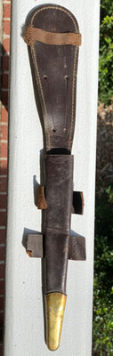 WWII SYKES FAIRBAIRN Dagger Dirk ENGLAND Sheath ONLY Leather & Brass | eBay