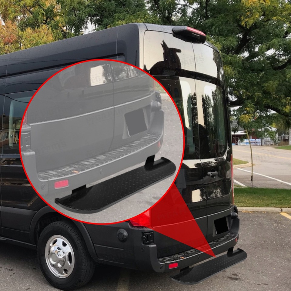 For 18-25 Ford Transit 150 250 350 Rear Step Running Board w/Dock ...