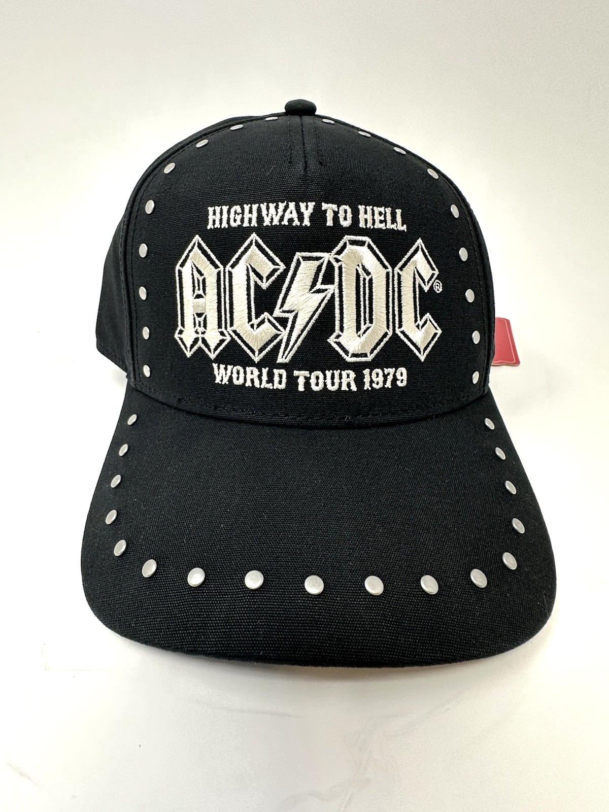 AC/DC Baseball Hat Cap Studded Black Highway To Hell World Tour 1979 ...