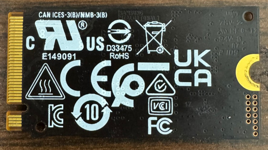 Samsung PM991 - 512GB SSD M.2 2242 MZALQ512HALU-000L1 - MZ-ALQ5120 | eBay