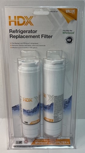 HDX FMM - 2 Replacement Water Filters/ Purifiers For Whirlpool ...